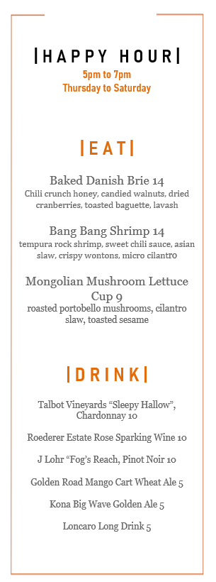 Restaurant & Pool Bar Menus – MCC Club Life